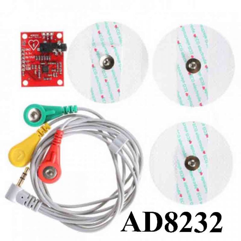 Single Lead AD8232 Heart Rate Monitor EMG Develope - EEEShopBD